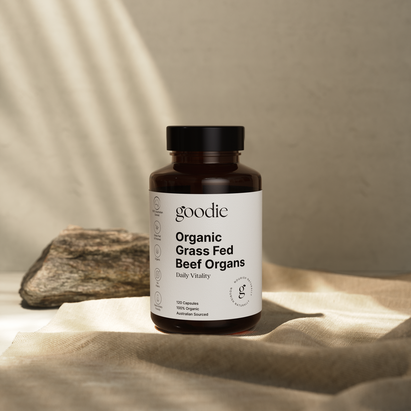 Certified Organic Grass Fed Beef Organ Capsules – Goodie